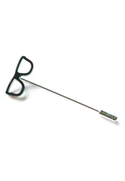 Black Glasses Lapel Pin Online Singapore Splice Barbershop