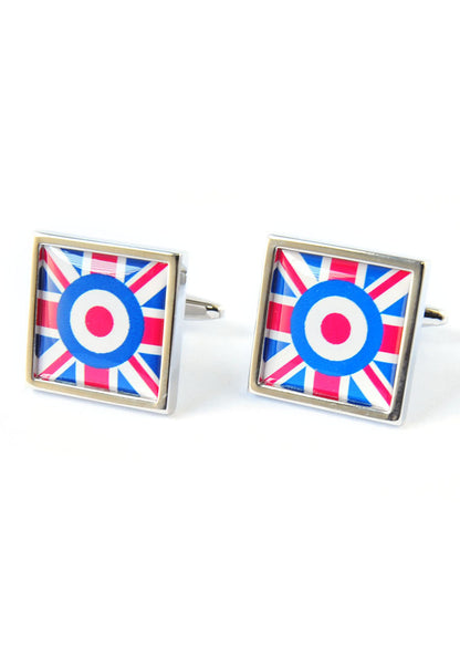 Square Union Jack with Feature Roundel Theme – Splice Barbershop
