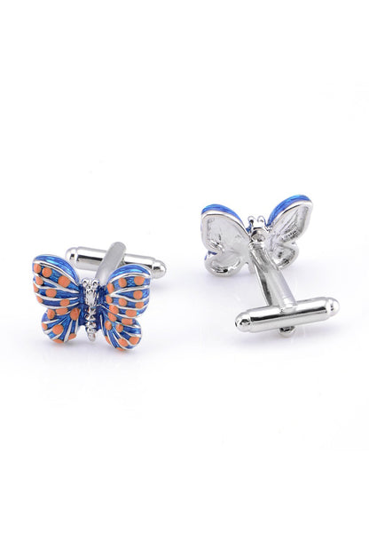 Blue Butterfly Cufflinks – Splice Barbershop